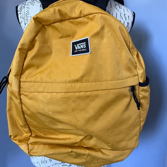 Vans | Bags | Vans Mustard Yellow Thin Fabric Backback | Poshmark